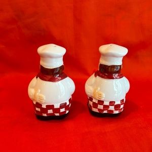 Alco | Dining | Vintage Ceramic Happy Fat Chef Salt And Pepper Shakers ...